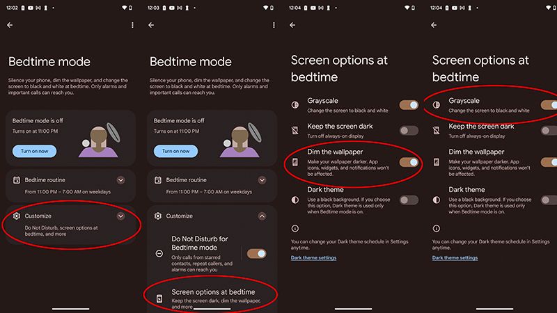 How to dim the wallpaper with bedtime mode on Android | Android Central