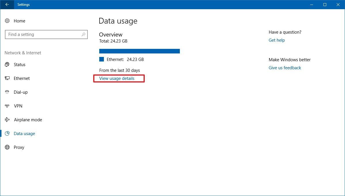 How to reset data usage stats on the Windows 10 Fall Creators Update | Windows Central