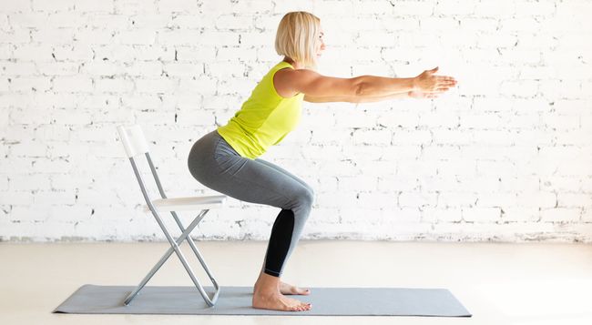 Forget burpees — this low-impact chair workout for weight loss takes ...