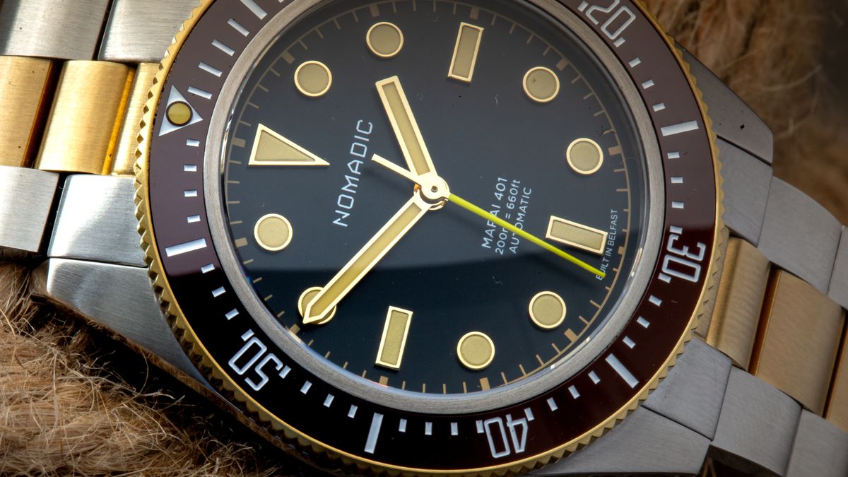 New Nomadic dive watches shine with gold accents | T3