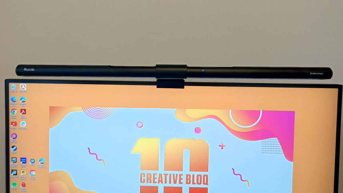 Quntis ScreenLinear PRO+ review: bright, comfortable monitor lightbar ...