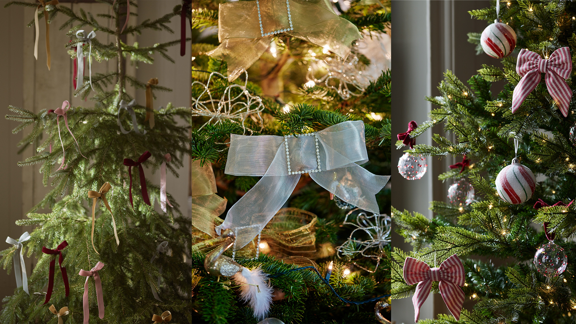 Christmas Tree Ribbon Ideas Christmas Tree Ribbon Ideas