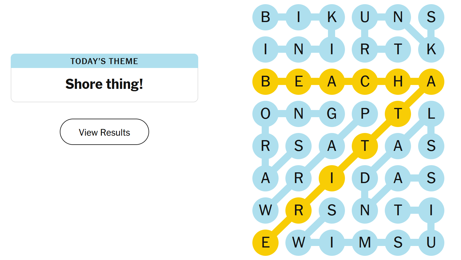 Today's NYT Strands hints and answer — solutions to game #505, July 21 ...