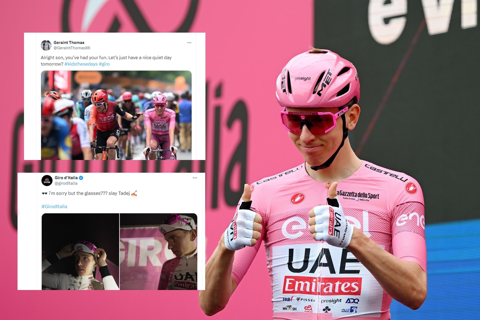 Tweets of the week: Patrick Lefevere hands out the bidons, pink ...