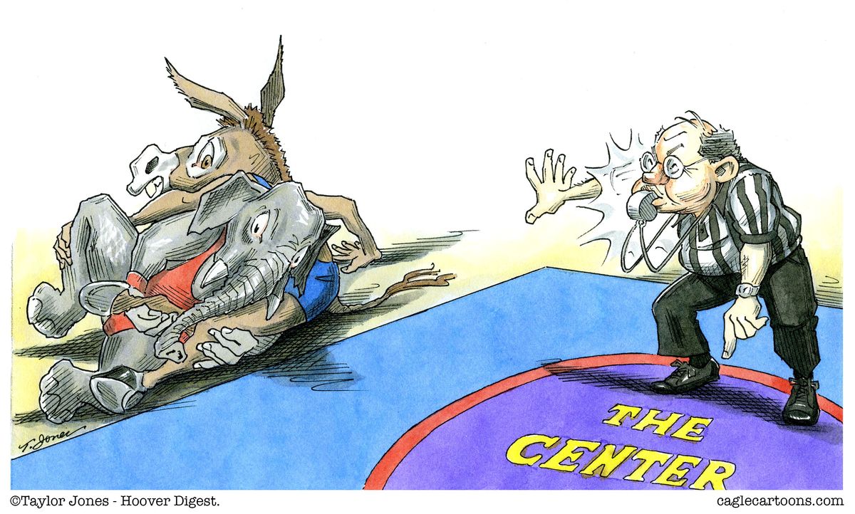 Political cartoon U.S. republicans democrats government shutdown | The Week