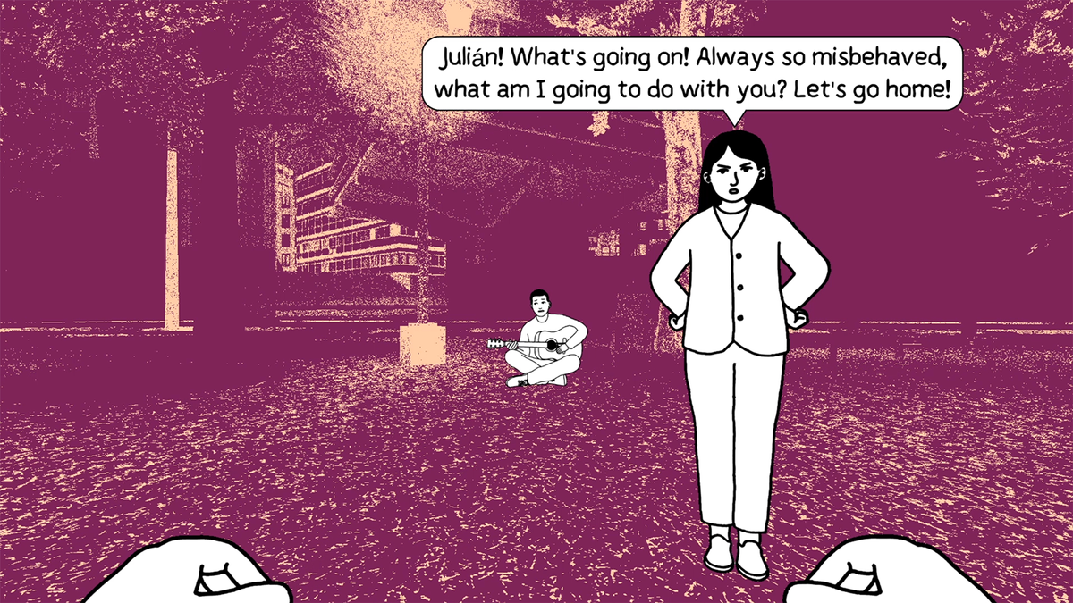 This nostalgic indie game has one of the wildest art styles I've seen ...