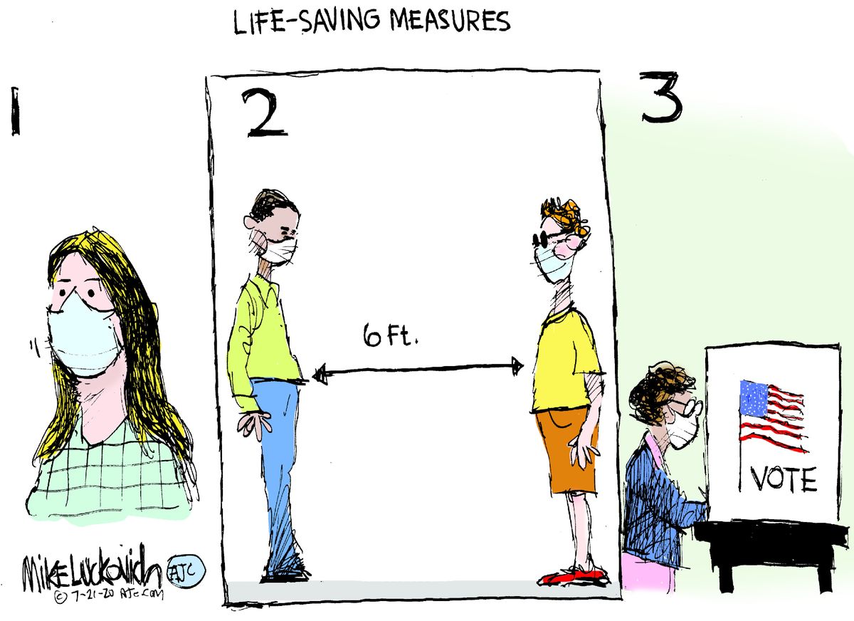 Editorial Cartoon U.S. coronavirus 2020 election | The Week