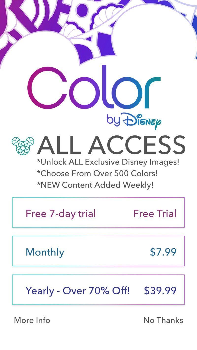 Color By Disney review: premium subscription for a not-so-premium ...