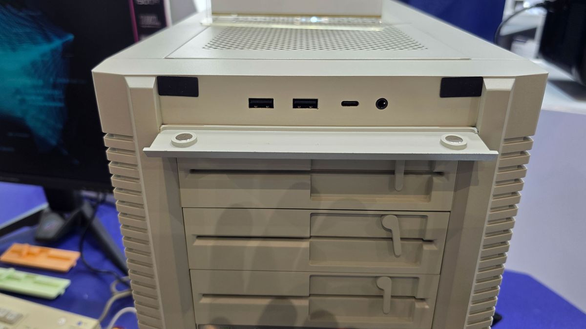 SilverStone reveals late-80s style tower PC case — proudly beige but ...