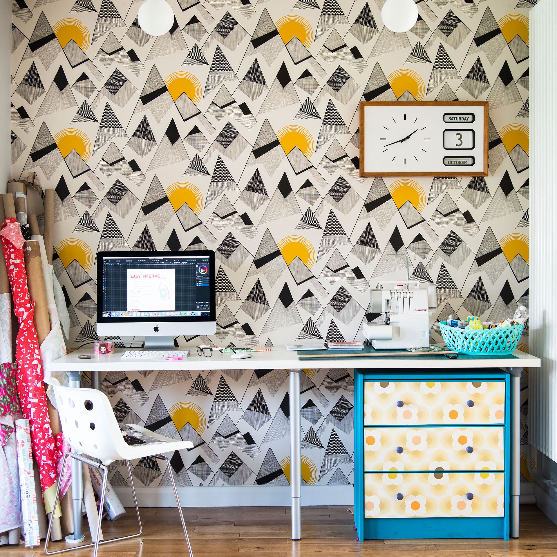 16 home office wallpaper ideas: to add colour and pattern | Ideal Home