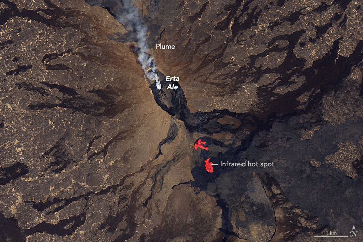'Gateway to Hell': Volcano Caught Spewing Lava in Satellite Image | Space