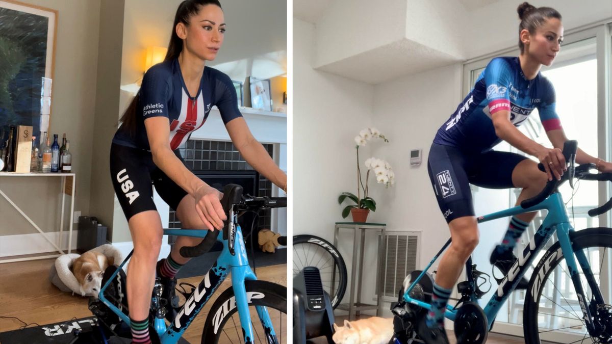 Pro Pain Cave: Kristen Kulchinsky and her portable indoor set-up ...