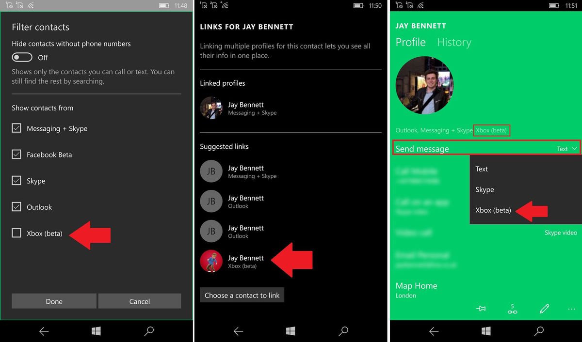Microsoft lets you link your Xbox contacts to the Windows 10 'Redstone ...
