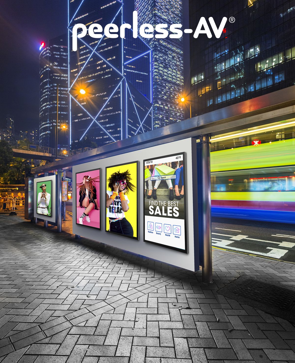Peerless-AV® Introduces New Xtreme™ High Bright Outdoor Display at ...