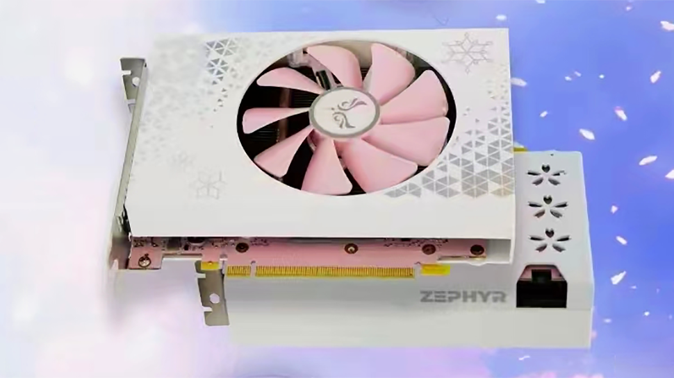Pink GPU PCBs Arrive in 'Sakura and Snow' 3060 Ti ITX Graphics Card ...