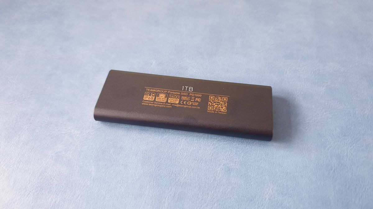 Teamgroup PD1000 external rugged SSD review | TechRadar