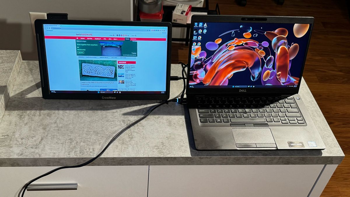 Elecrow CrowView Portable Monitor Review: Versatility and Value | Tom's ...