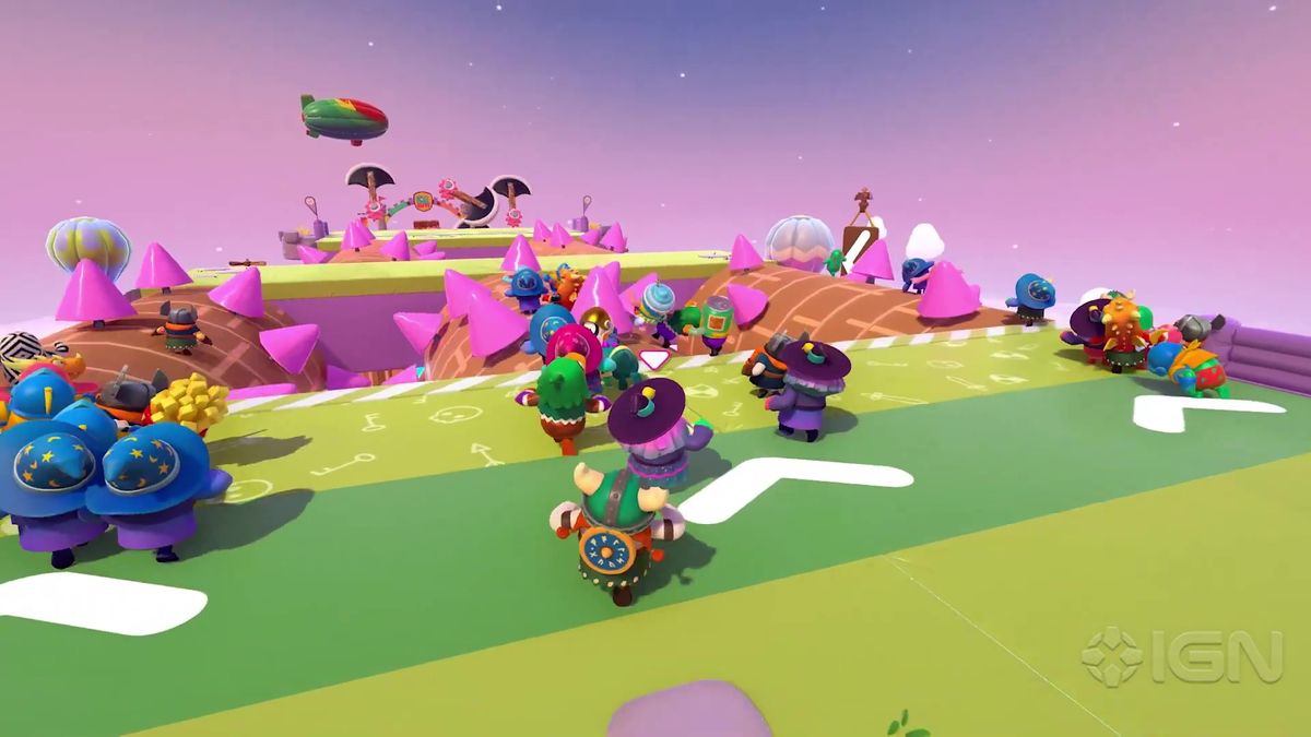 I'm terrified of the drawbridges in this Fall Guys season 2 level ...