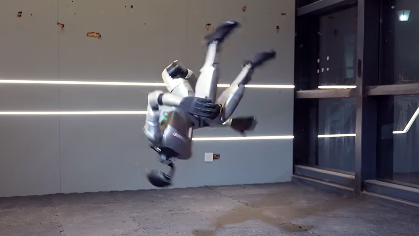 Watch this humanoid robot perform a side flip for the first time | Live ...