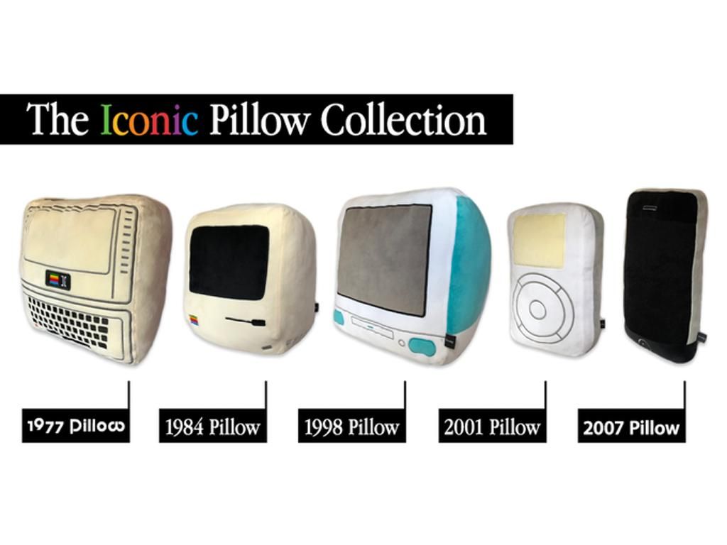 Cuddle up to your favorite Apple device with Throwboy's Iconic Pillow ...