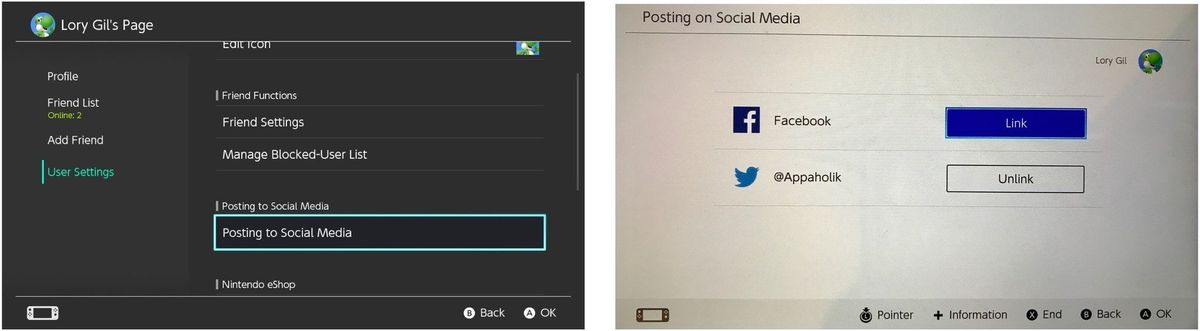 How to share Nintendo Switch screenshots to Facebook and Twitter | iMore