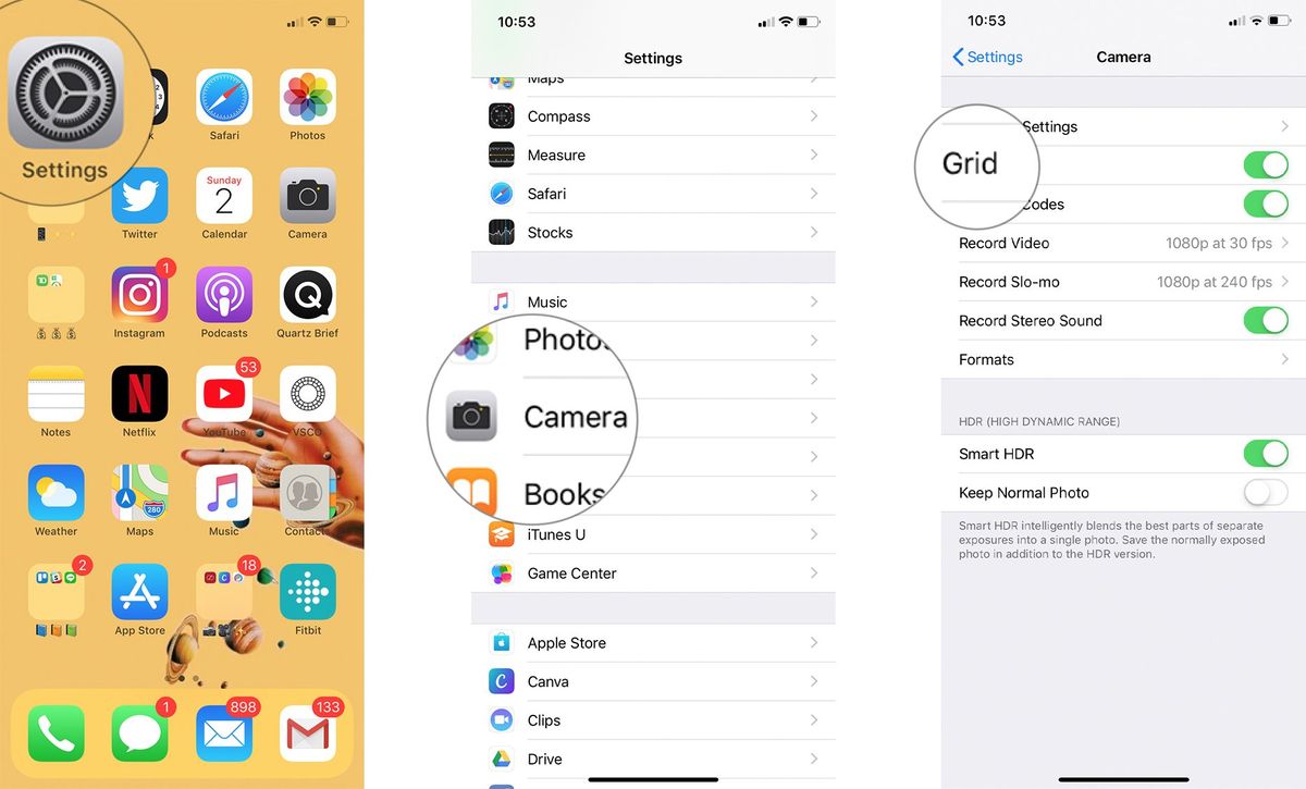 How to use the level feature in the Camera app in on iPhone and iPad ...