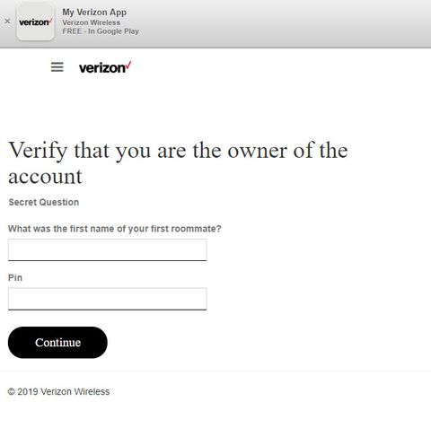 Verizon Users Targeted with Nasty Phishing Scam | Tom's Guide