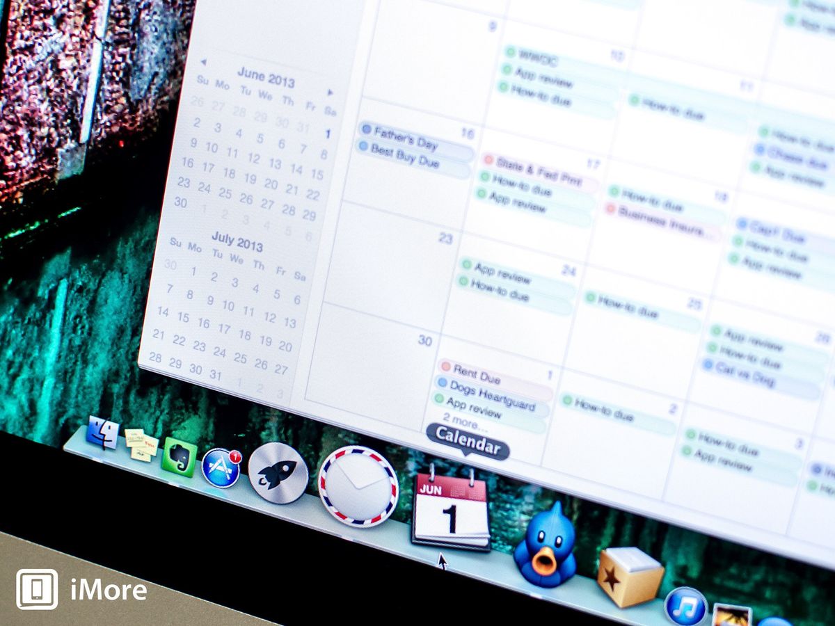 How to view mini calendars in the Calendars app for Mac | iMore
