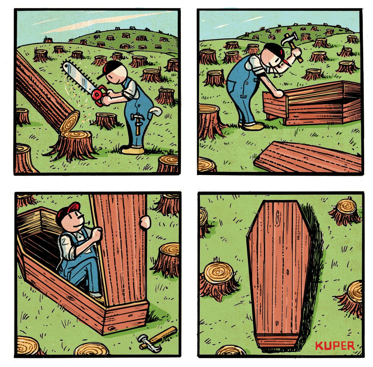 Editorial Cartoon World deforestation climate change | The Week