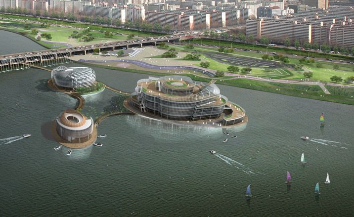 World's first floating island, Seoul | Wallpaper