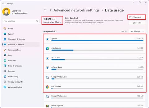 How to track internet data usage on Windows 11 | Windows Central