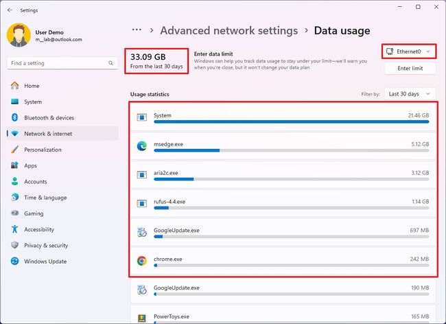 How to track internet data usage on Windows 11 | Windows Central
