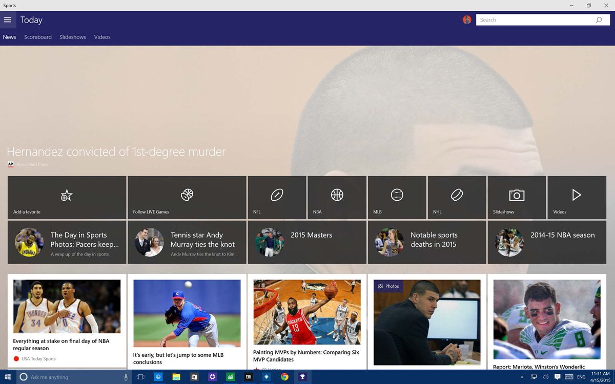 Windows 10 build 10056 unveils updated MSN apps with new UI and ...