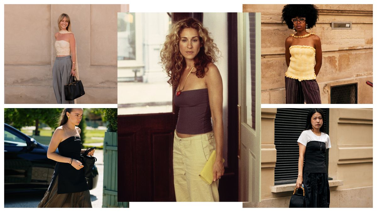 ‘90s-Inspired Tube Top Outfits for Under $350 | Marie Claire