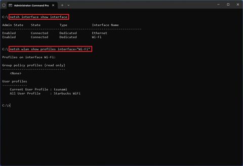 How to control Wi-Fi networks from Command Prompt on Windows 11 ...