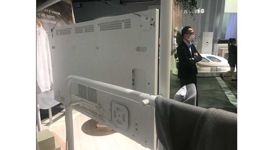 Panasonic reveals ultra-thin wireless OLED TV you can hang from a wire ...