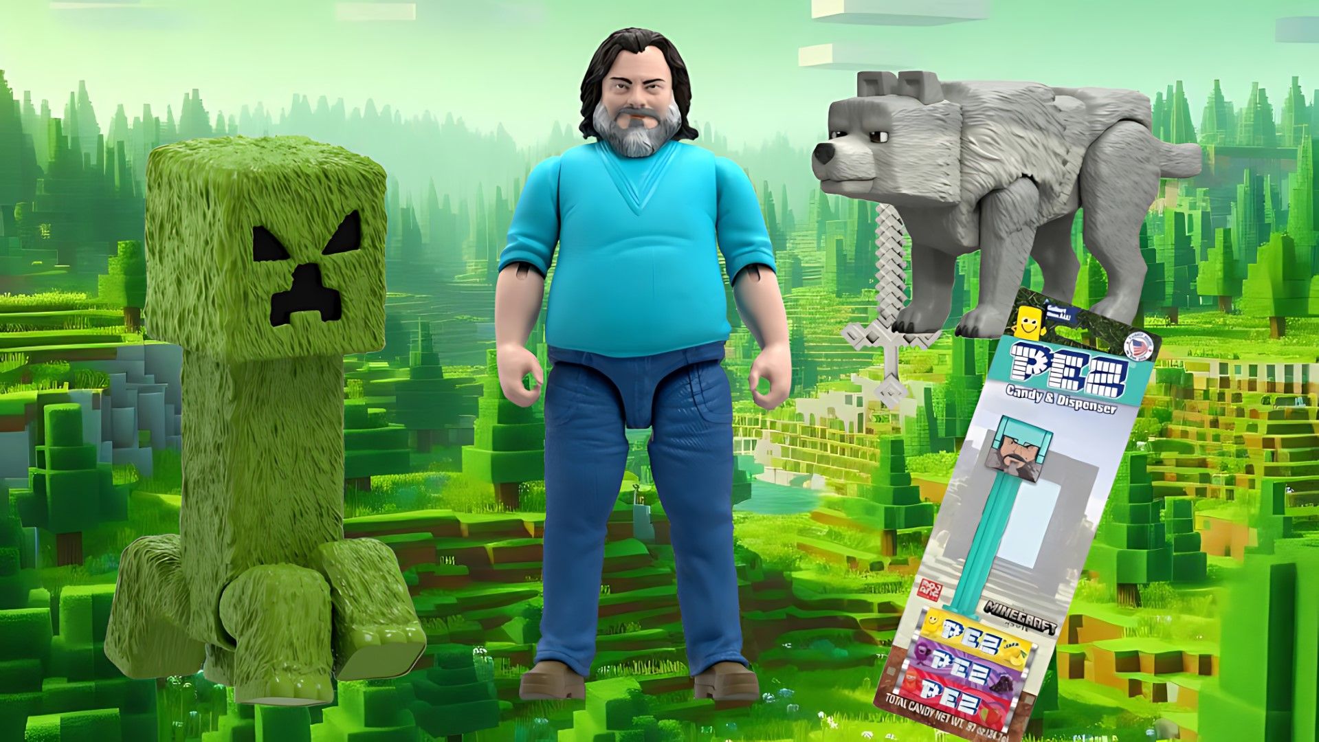 The Minecraft Movie merchandise is nightmare fuel but I'm buying it ...