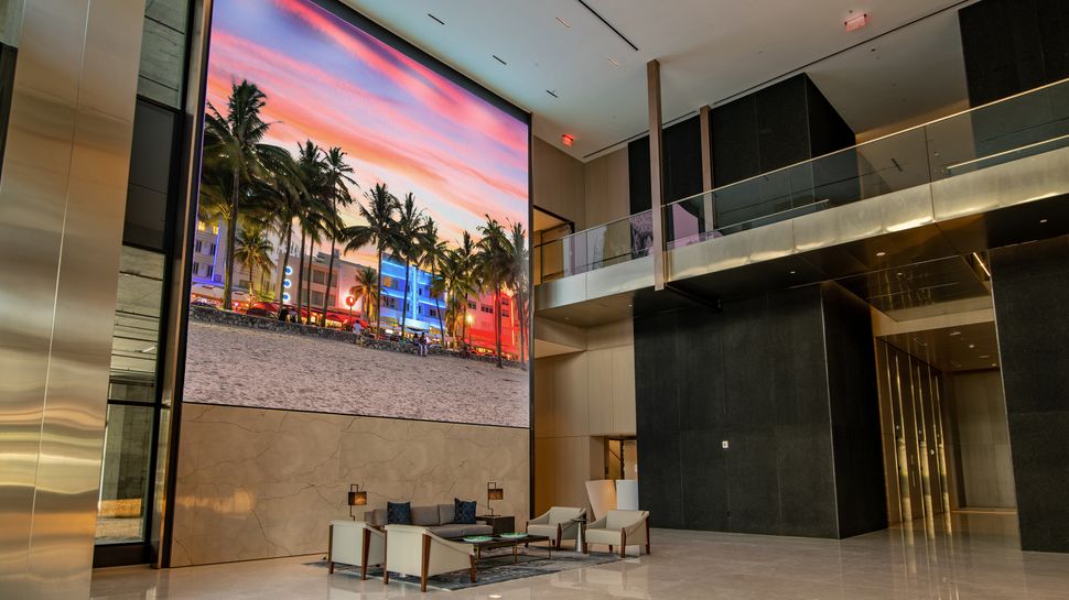 Dramatic LED Video Wall Sets the Tone for South Florida Development ...
