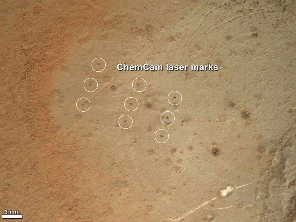 1st Drilling on Mars by NASA's Curiosity Rover (Photos) | Space