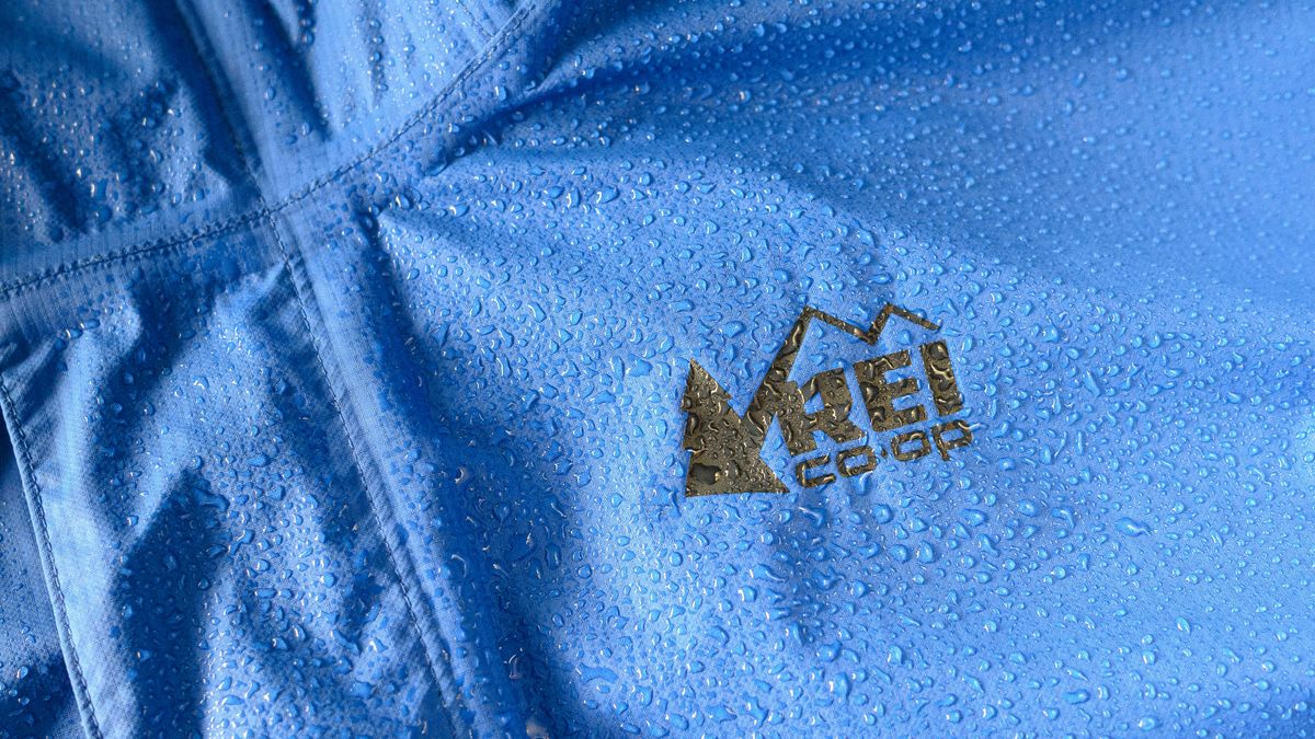 I wore the $99 REI Rainier Rain Jacket in my shower to test water ...
