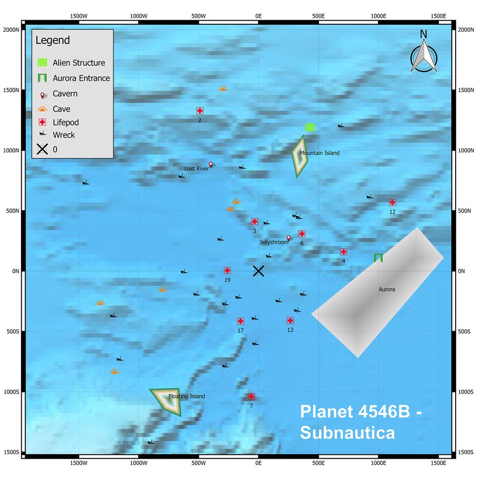 Subnautica map 2018: Coordinates and exploration tips | PC Gamer