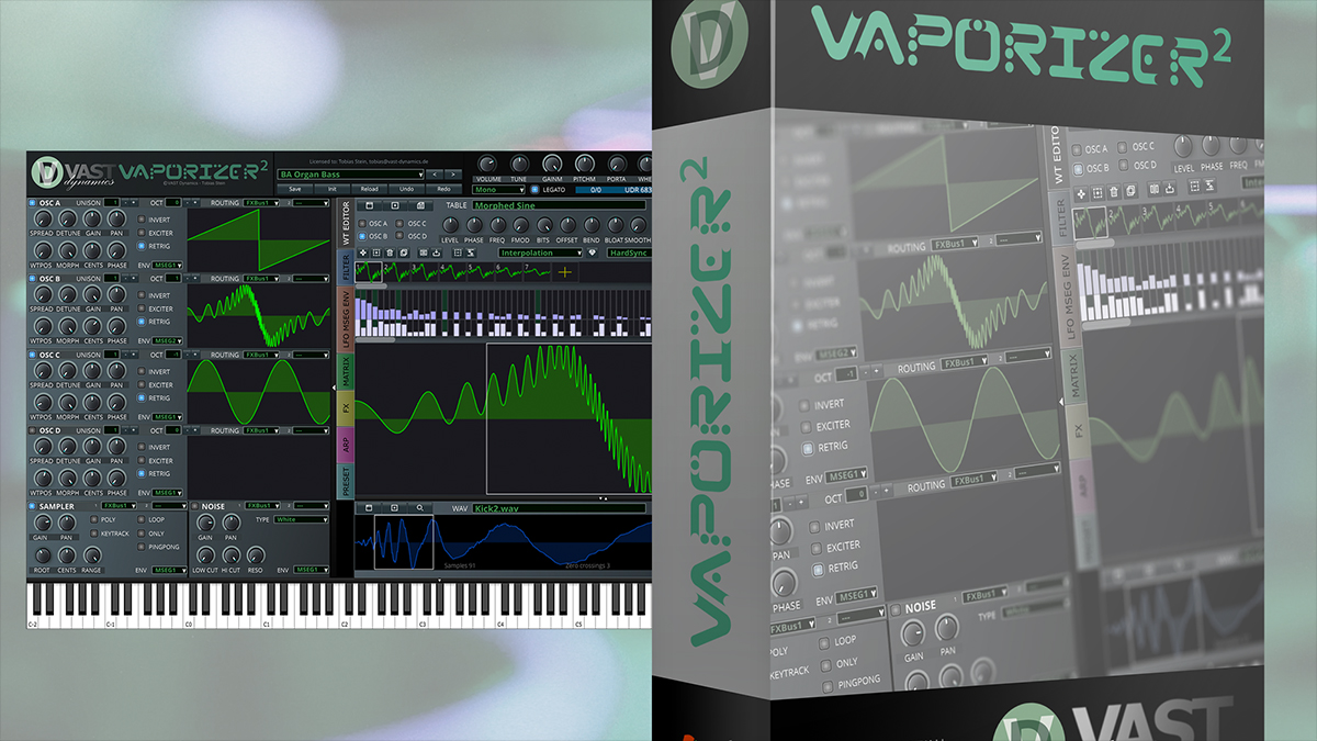 The Vaporizer 2 wavetable synth plugin is now free and open-source: a ...