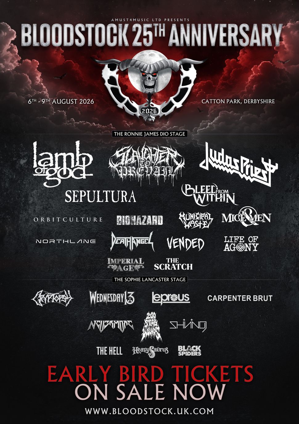 Lamb Of God, Slaughter To Prevail and Judas Priest to headline ...