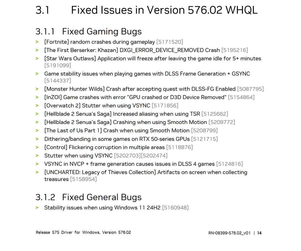 Nvidia addresses 40 black screen, monitor, and crashing issues with new ...