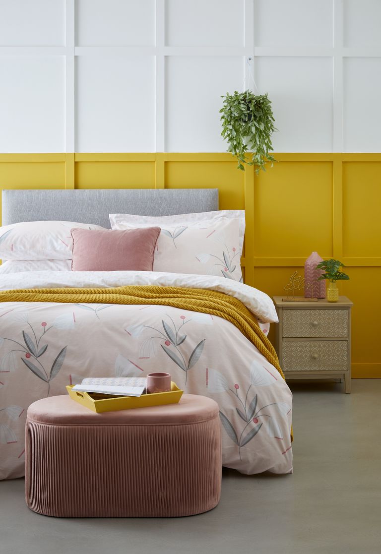 Dunelm's new range shows us that pink and yellow is the colour combo ...