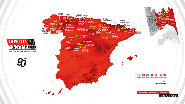 2025 Vuelta a España route – A stage-by-stage breakdown, with savage ...