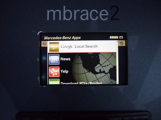 Mercedes Benz mbrace 2 | Mercedes Adds Facebook, Google Search to ...