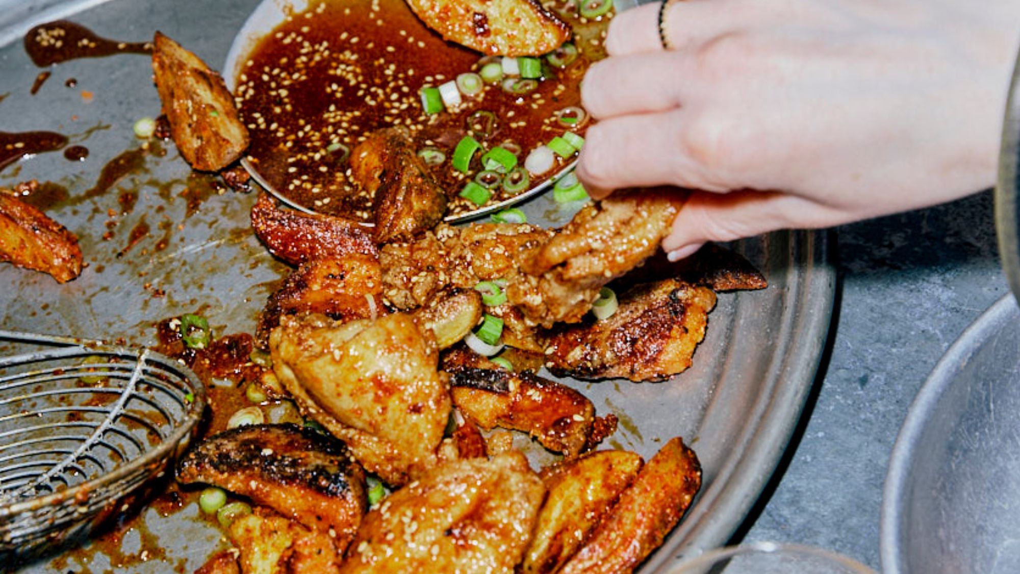 Hot shichimi honey-fried chicken recipe | The Week