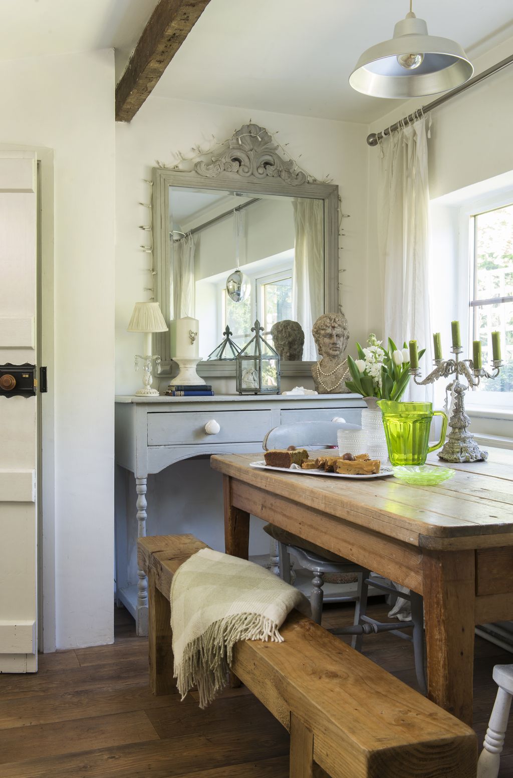 Real home: centuries old cottage full of vintage finds and timeless ...