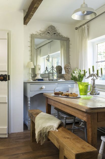 Real home: centuries old cottage full of vintage finds and timeless ...
